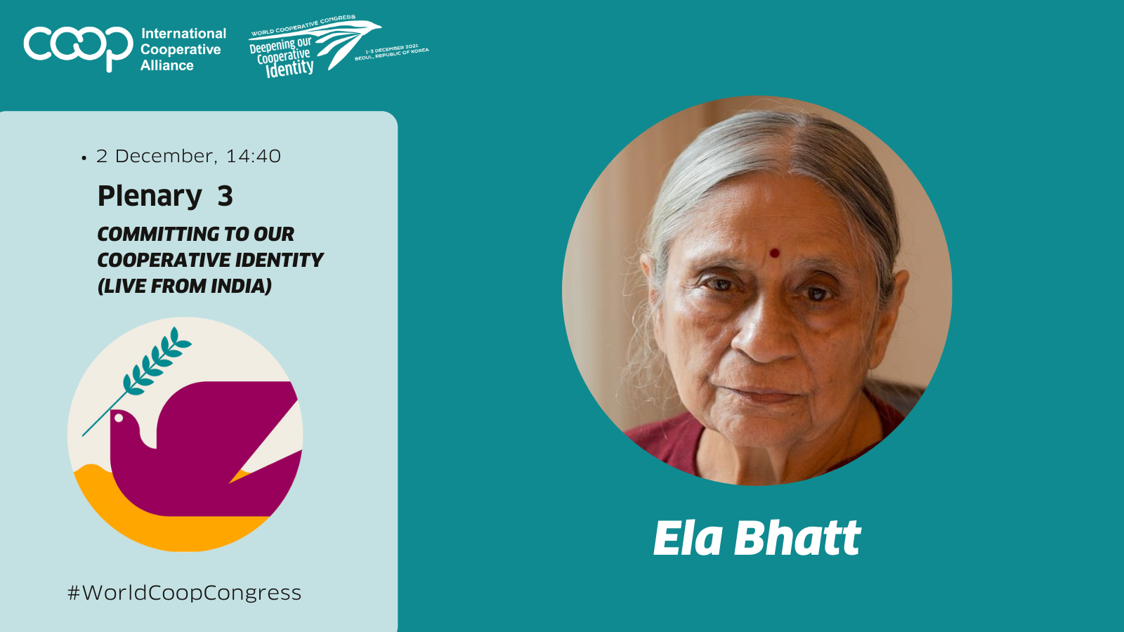 Ela Bhatt’s keynote speech looks to a new economy of nurturers based on ...